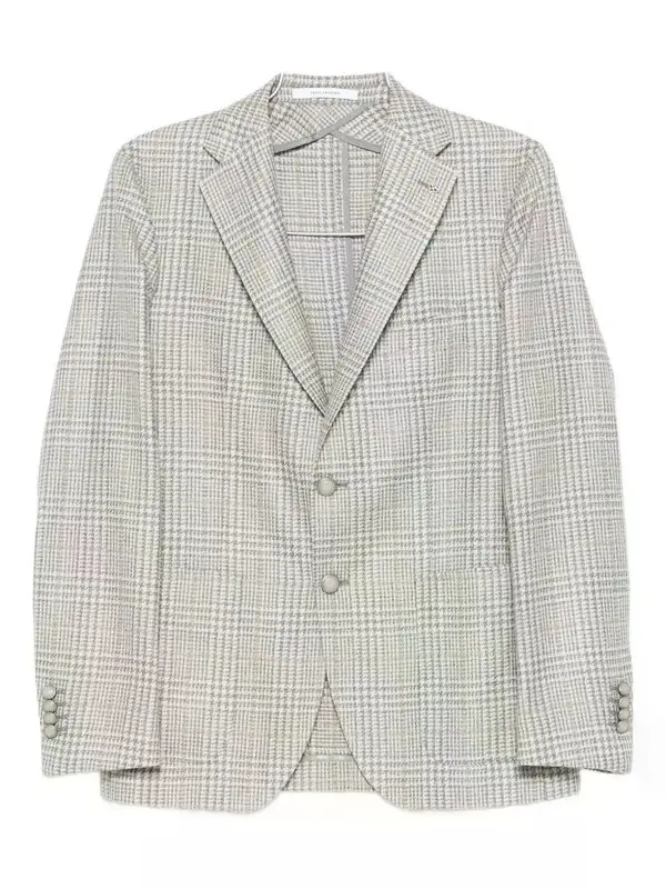 Tagliatore Glen Plaid Wool Jacket
