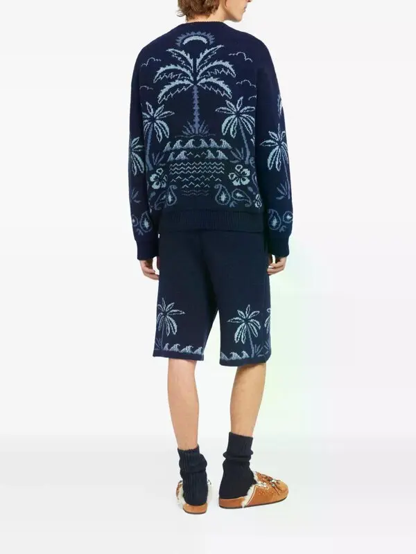 Alanui Palm-tree Intarsia Sweater