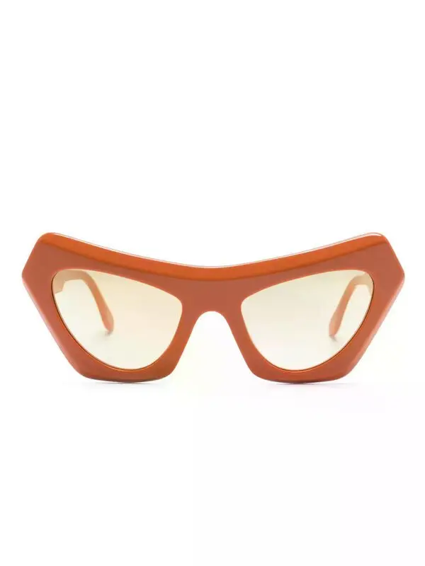 Marni Devil's Pool Cat-eye Frame Sunglasses - Orange