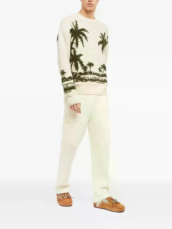 Alanui Palm-tree Intarsia Sweater