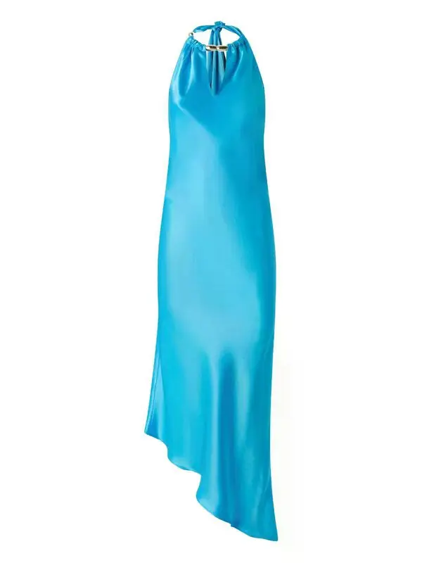 Pinko Halter-neck Asymmetrical Dress