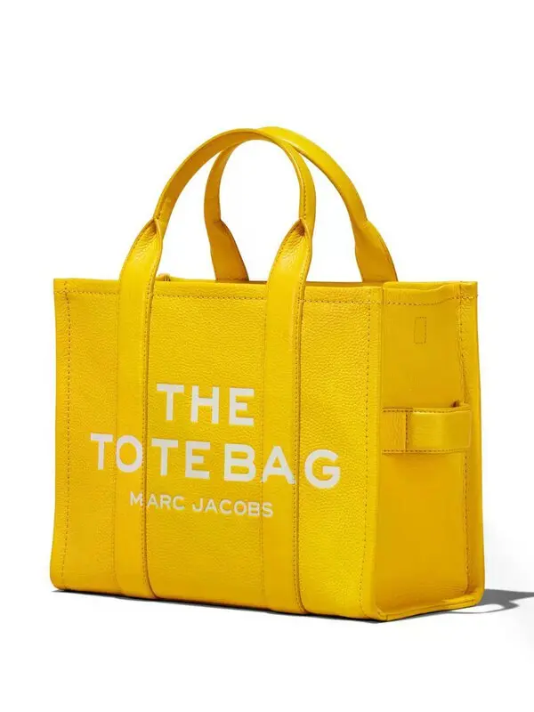 Marc Jacobs The Leather Medium Tote Bag - Yellow
