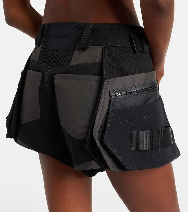 MUGLER Belted Low-rise Cargo Shorts