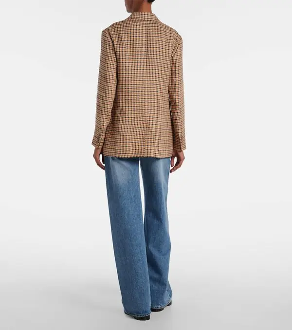 Polo Ralph Lauren Plaid Linen Blazer