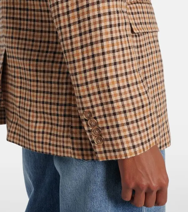 Polo Ralph Lauren Plaid Linen Blazer