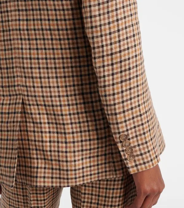Polo Ralph Lauren Plaid Linen Blazer
