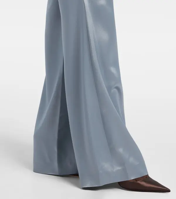 Galvan Julianne High-rise Wide-leg Pants - Blue