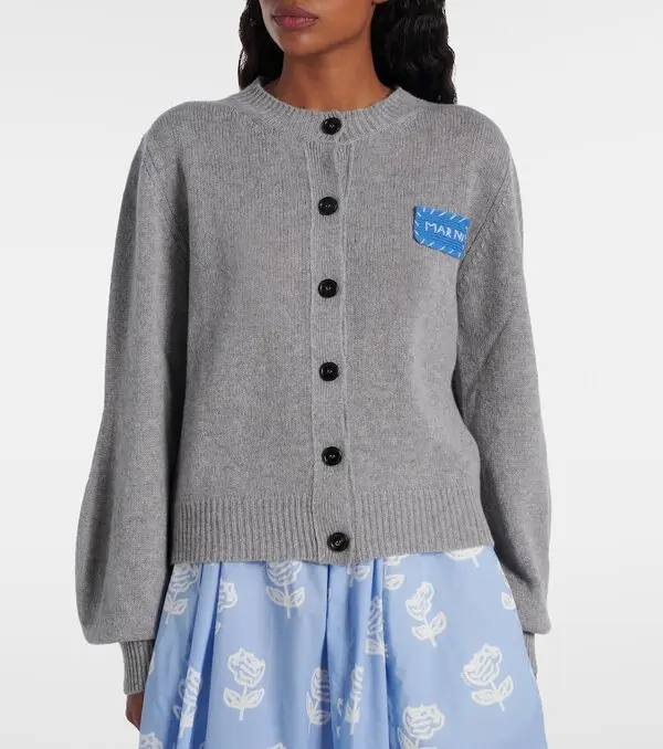 Marni Logo Cashmere Cardigan