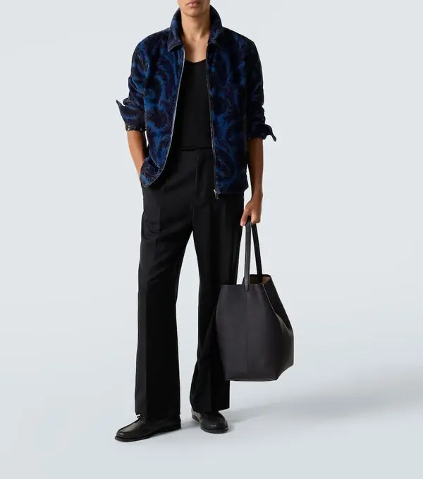 Etro Printed Cotton Velvet Jacket