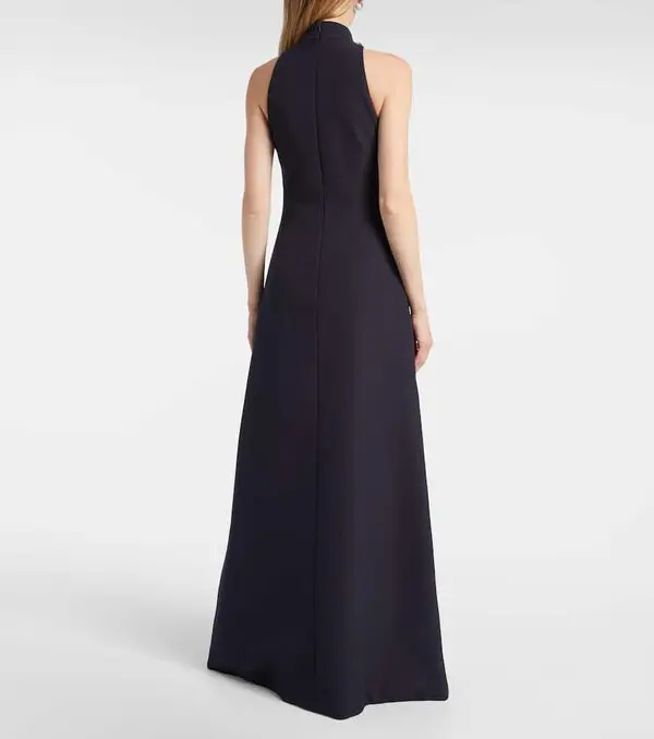 Safiyaa Priscilla Embellished Gown - Blue