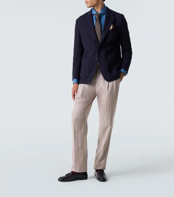 Rubinacci Wool Blazer - Blue