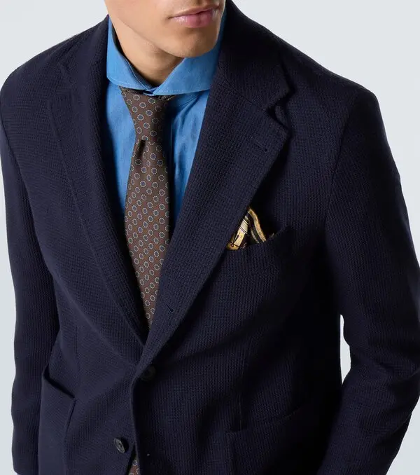 Rubinacci Wool Blazer - Blue