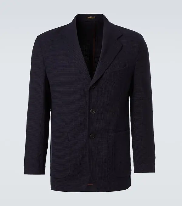 Rubinacci Wool Blazer - Blue