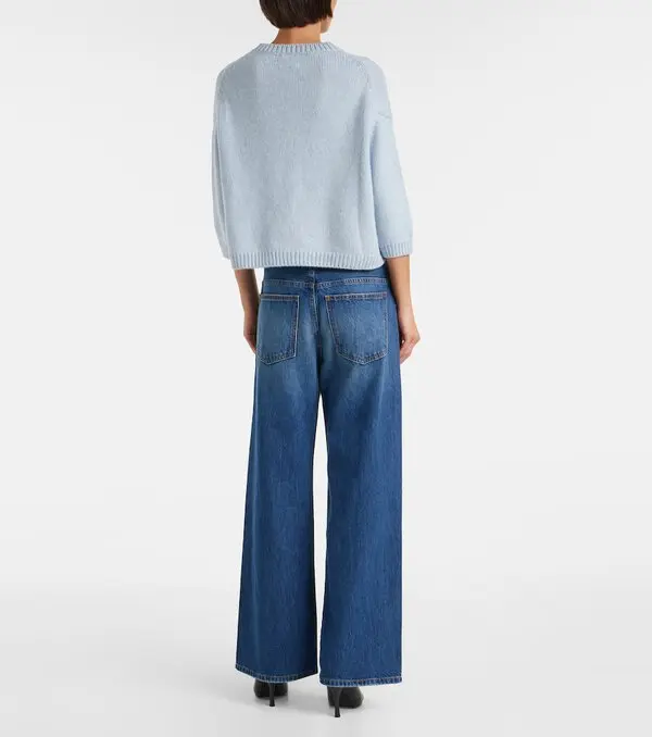 Khaite Sabine Cashmere Sweater - Blue