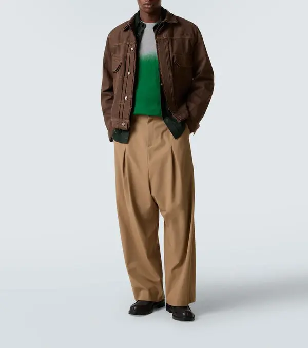 Sacai Dyed Cotton Sweatshirt