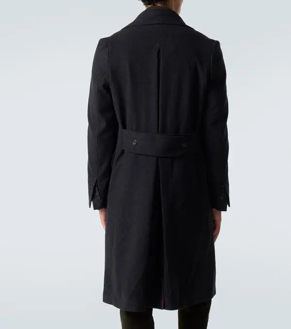 Rubinacci Virgin Wool Double-breasted Coat