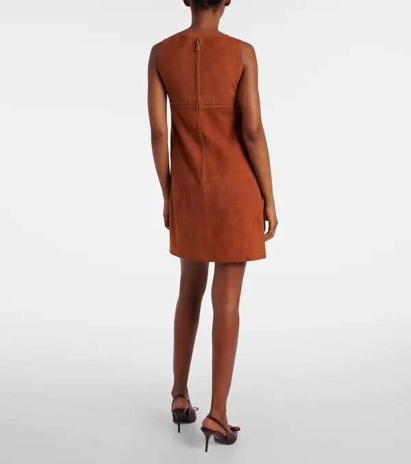 Versace Suede Mini Dress