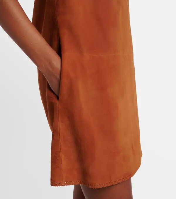 Versace Suede Mini Dress