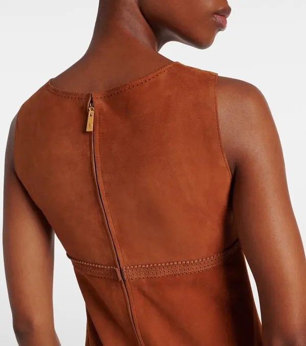 Versace Suede Mini Dress