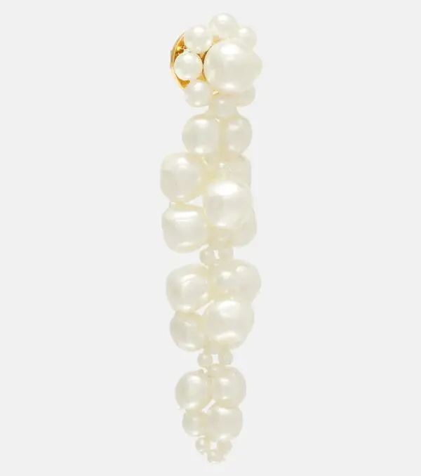 Simone Rocha Drip Faux Pearl Drop Earrings