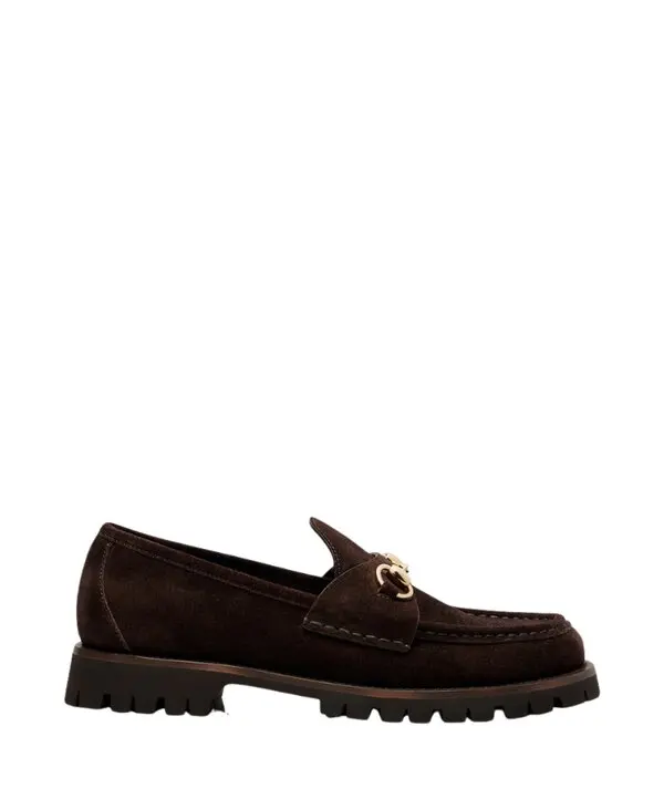 Gucci Sylke Horsebit Loafers - Brown