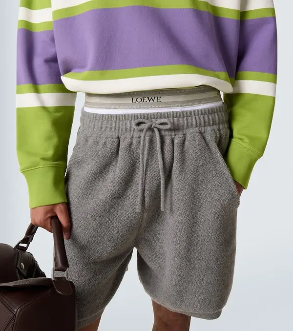 Loewe Wool-blend Shorts