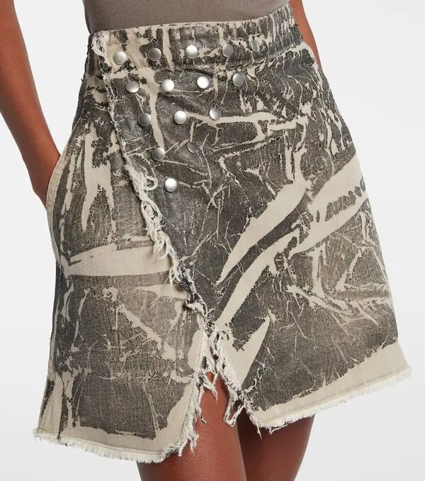 Rick Owens Sisysnap Mini Skirt