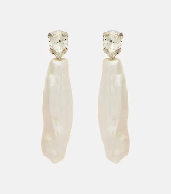 Simone Rocha Earrings With Freshwater Pearls - Silver