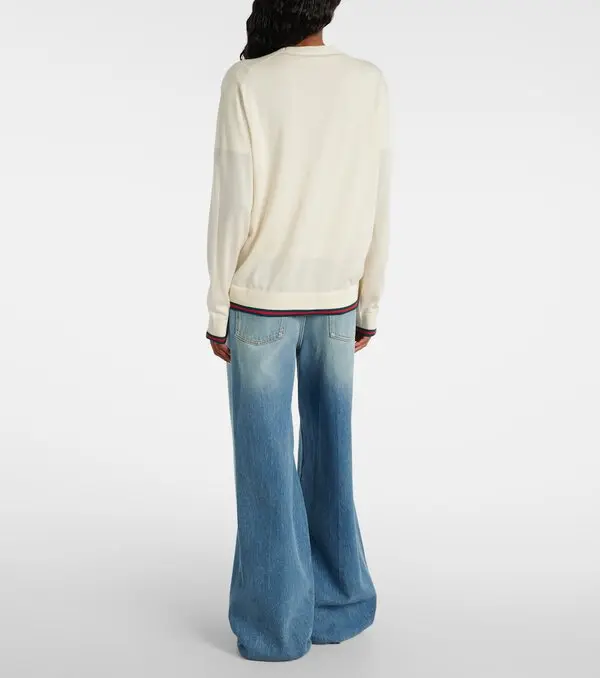 Gucci Cashmere And Silk Cardigan