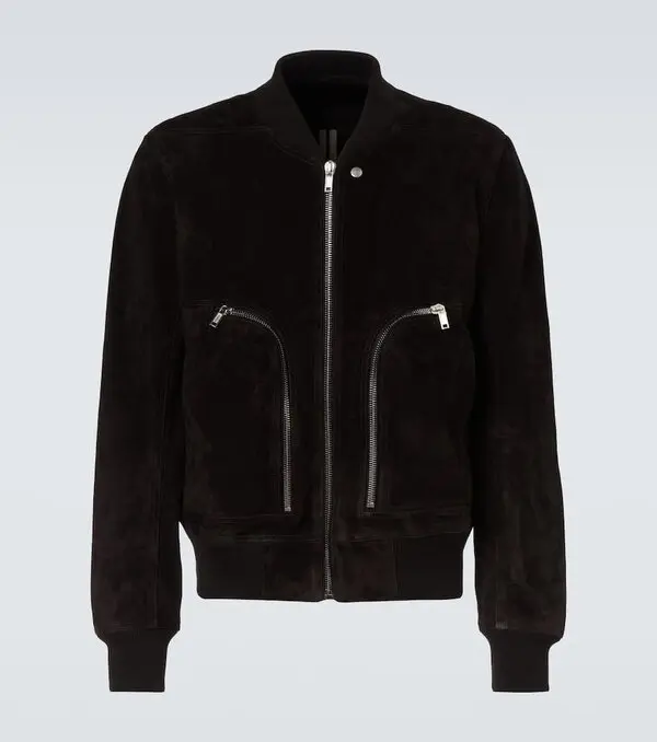 Rick Owens Remoray Suede Bomber Jacket