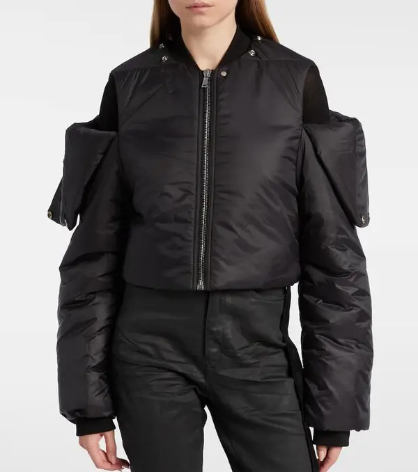 Rick Owens Convertible Puffer Jacket - Black