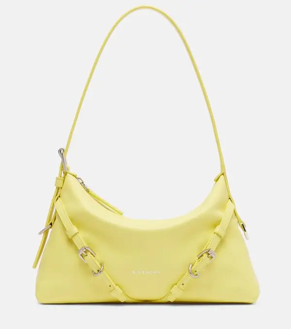 Givenchy Voyou Mini Leather Shoulder Bag - Yellow