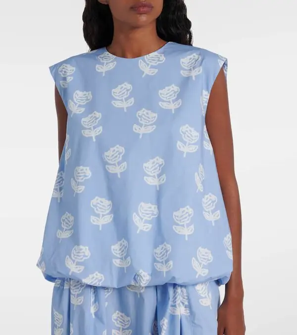 Marni Floral Cotton Top