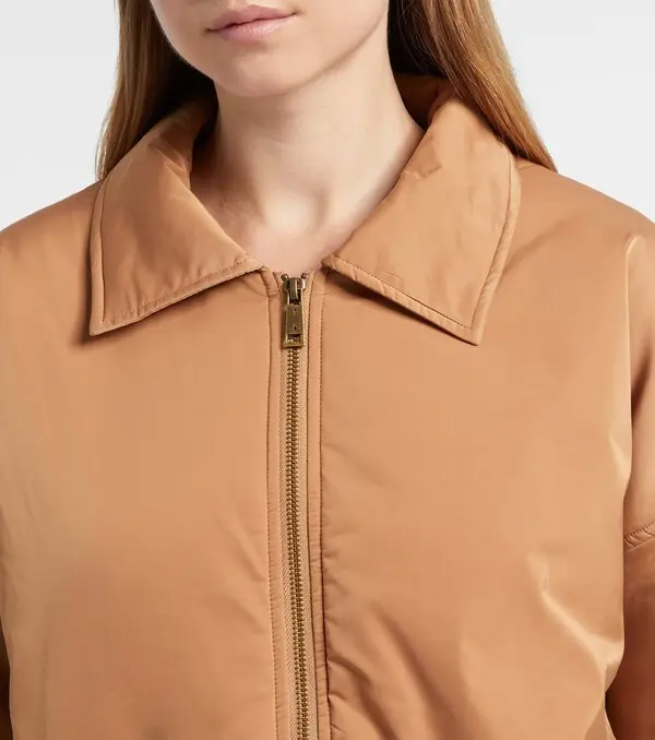 The Upside Carlotta Bomber Jacket - Beige