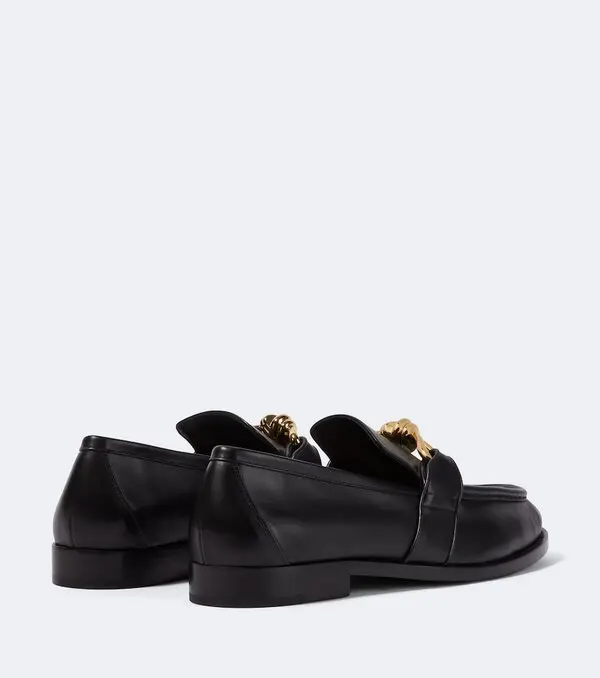 Bottega Veneta Astaire Knot Loafers - Black