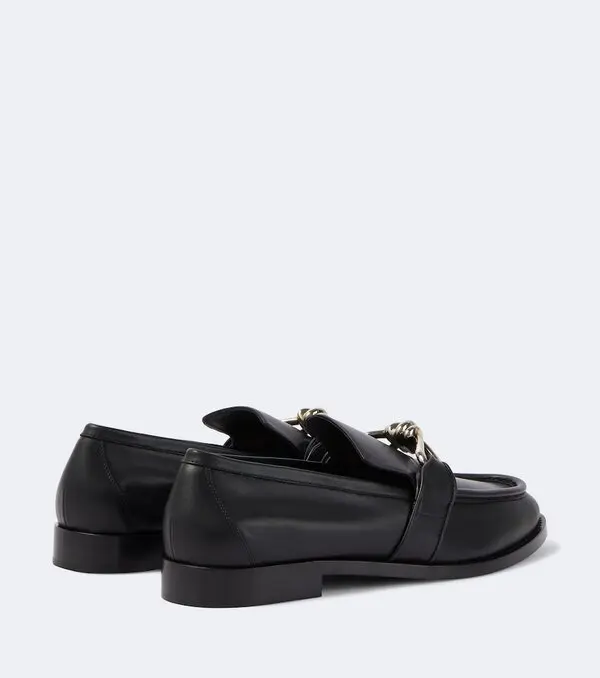 Bottega Veneta Astaire Knot Loafers - Black