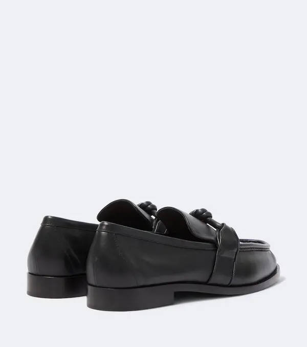 Bottega Veneta Astaire Knot Loafers - Black