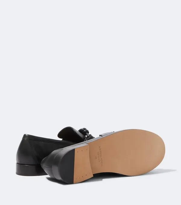 Bottega Veneta Astaire Knot Loafers - Black