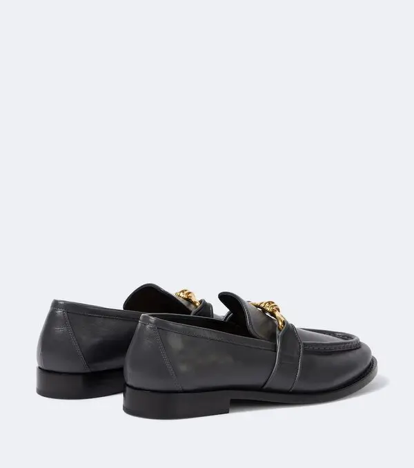Bottega Veneta Astaire Knot Loafers - Black
