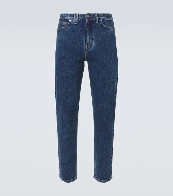 Brioni Straight Leg Jeans - Blue