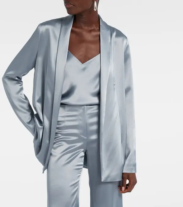 Galvan Julianne Satin Blazer