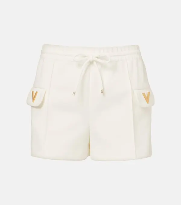 Valentino Garavani Vgold Jersey Shorts