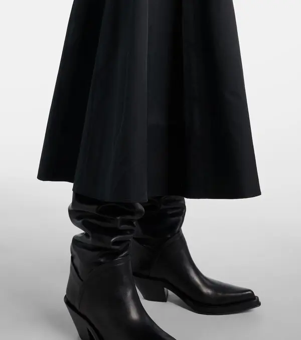 Proenza Schouler Heidi Cotton-blend Midi Skirt