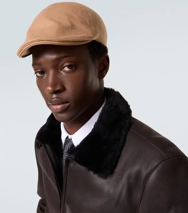 Giorgio Armani Wool And Cashmere-blend Cap