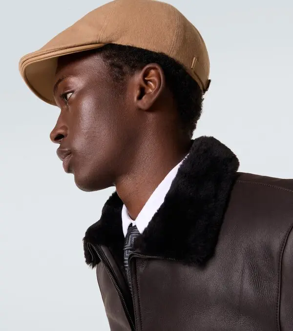 Giorgio Armani Wool And Cashmere-blend Cap
