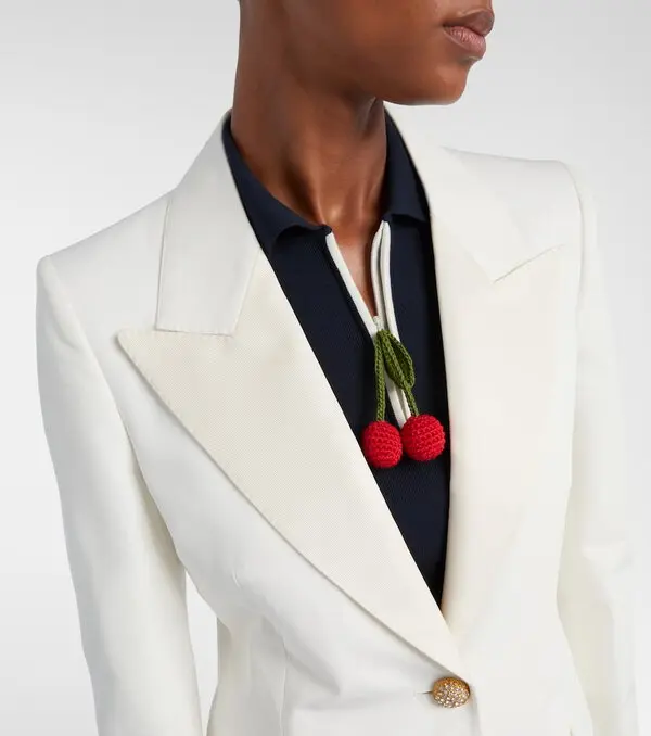 Valentino Garavani Cotton And Linen Blazer