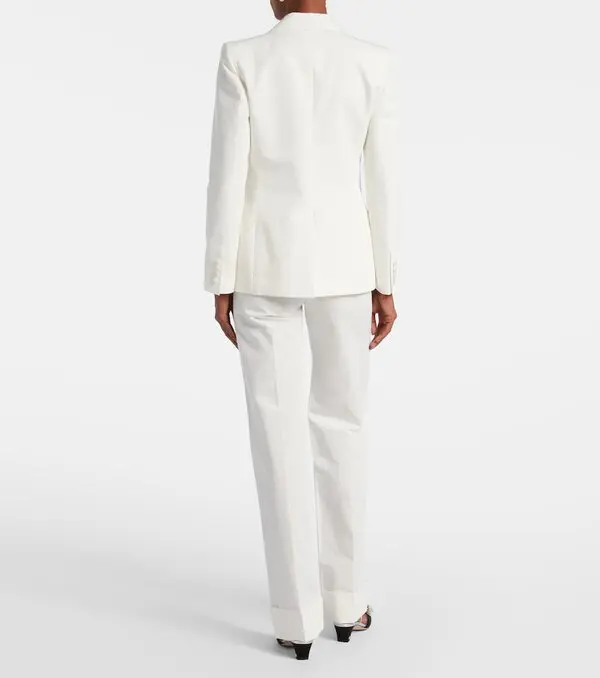Valentino Garavani Cotton And Linen Blazer