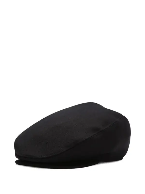 Dolce & Gabbana Shetland Flat Cap - Black