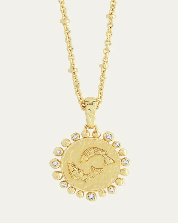 ANABEL ARAM JEWELRY Zodiac Pendant Necklace - Pisces