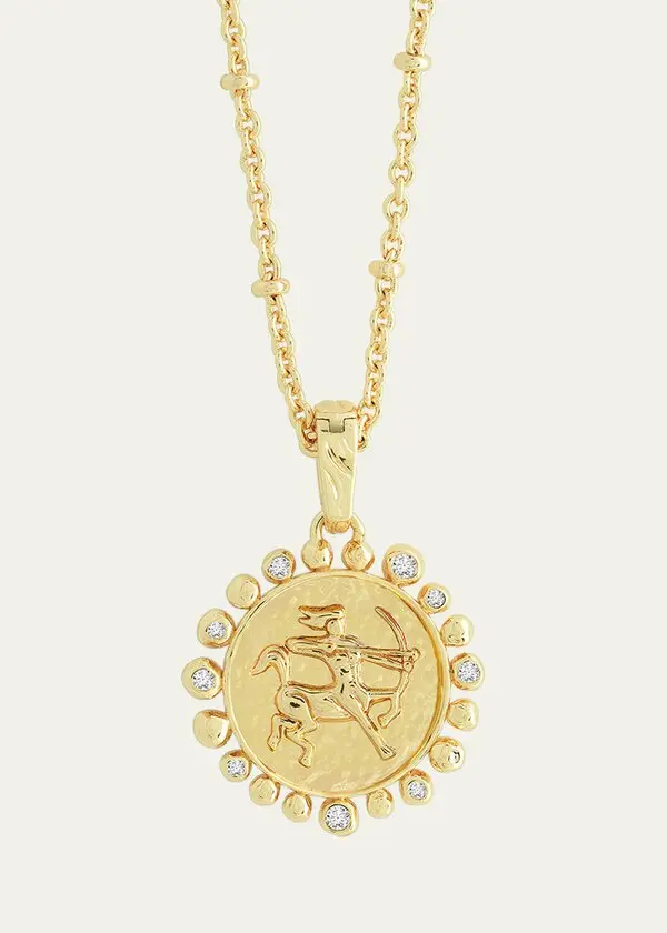 ANABEL ARAM JEWELRY Zodiac Pendant Necklace - Sagittarius